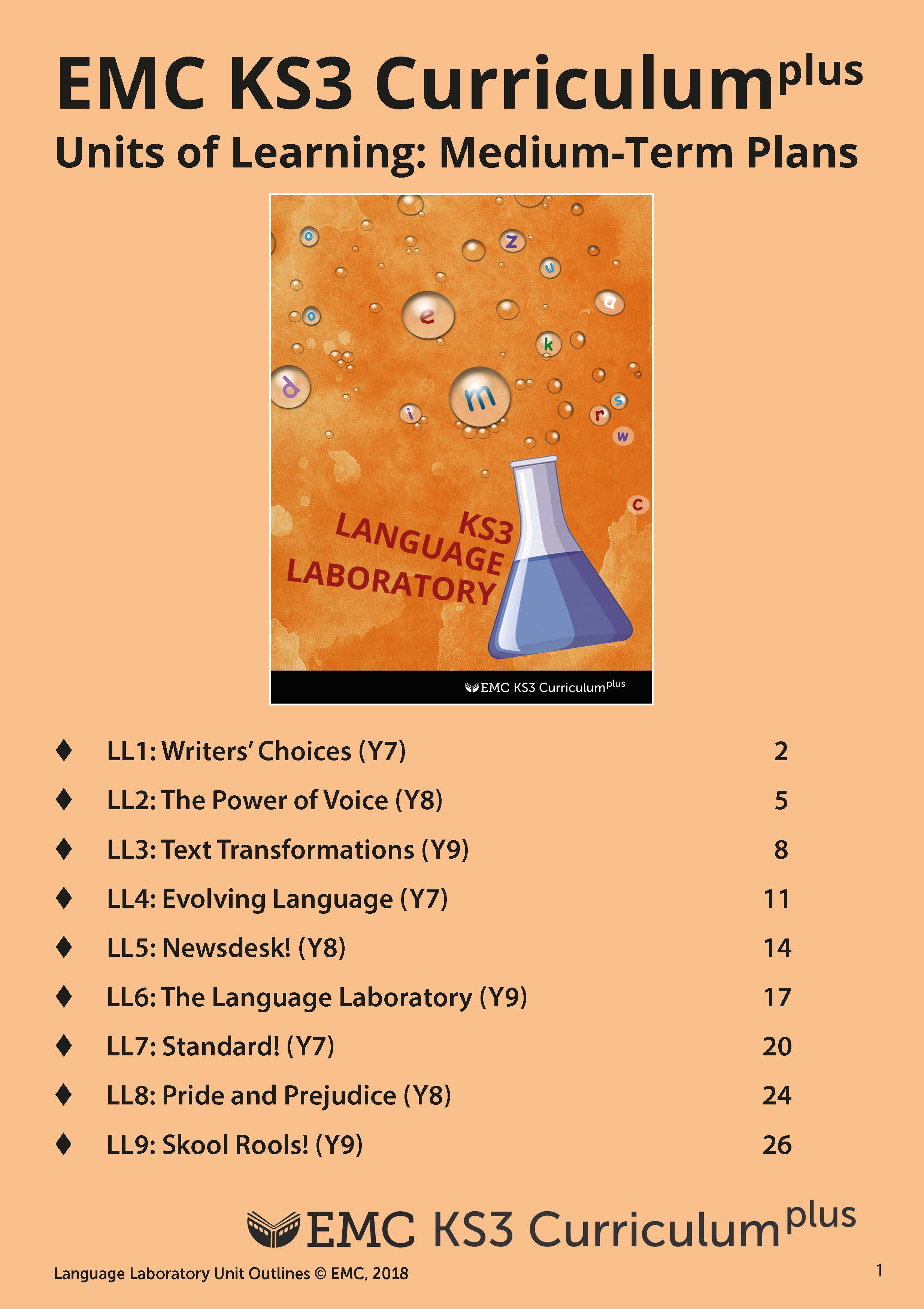 EMC_Free: KS3 Language Laboratory – Medium Term Planning (Download ...