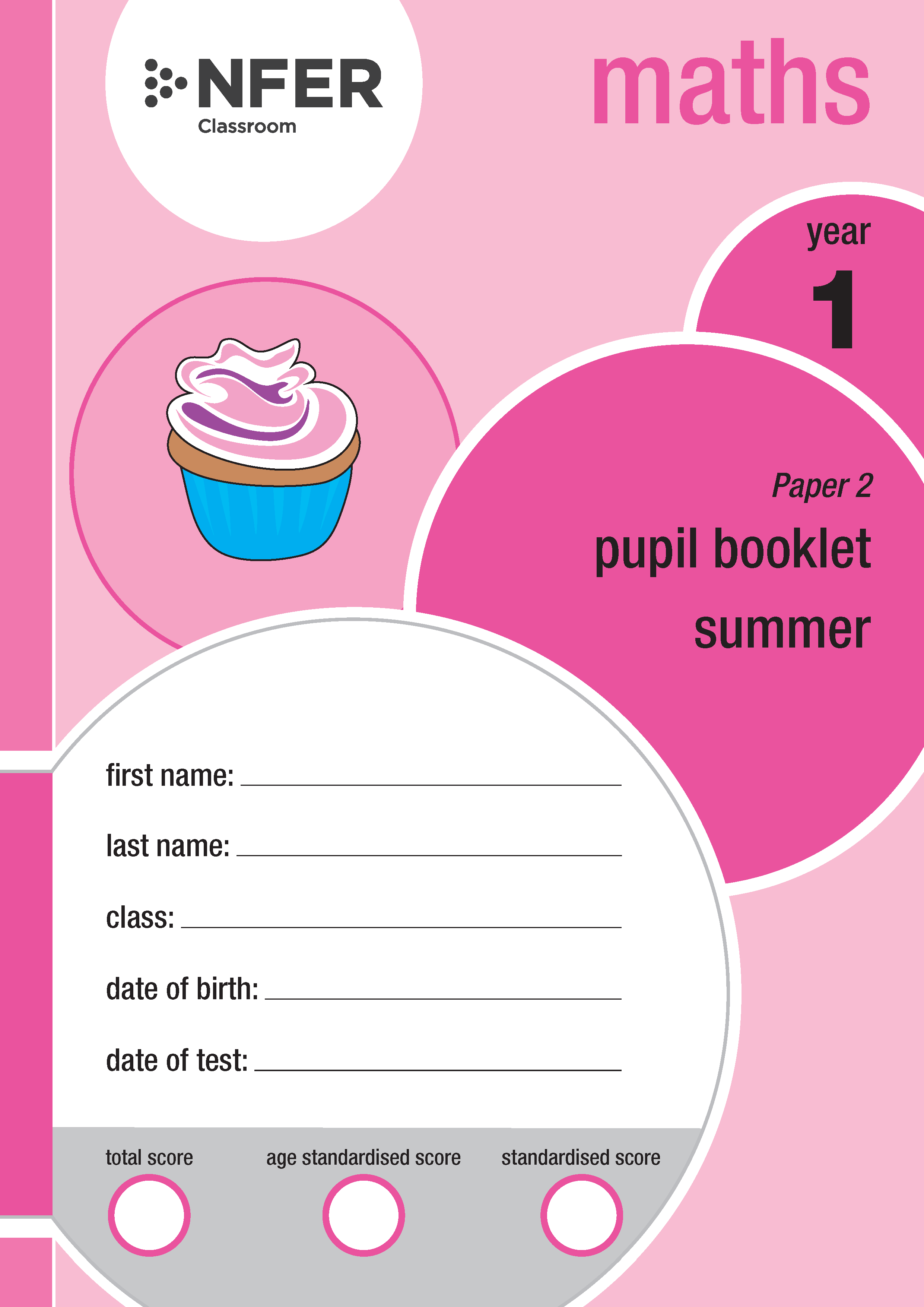 Year 1 Summer Maths paper 1 pupil booklet pack - NFER