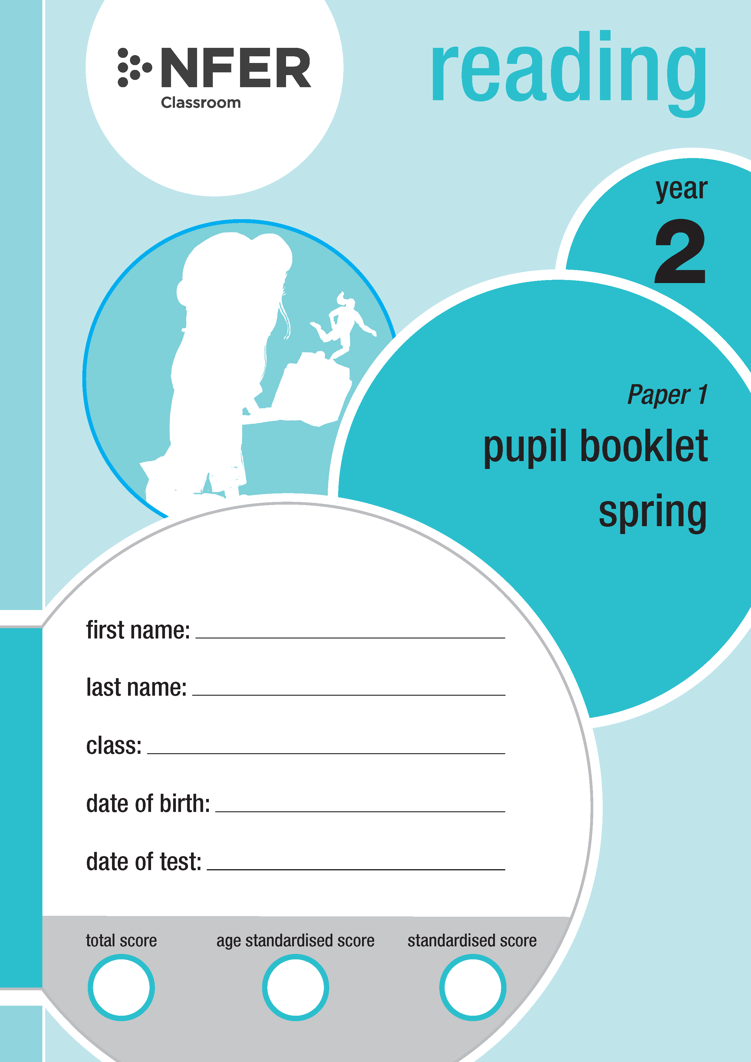 Year 2 Spring Reading paper 1 pupil answer booklet pack - NFER